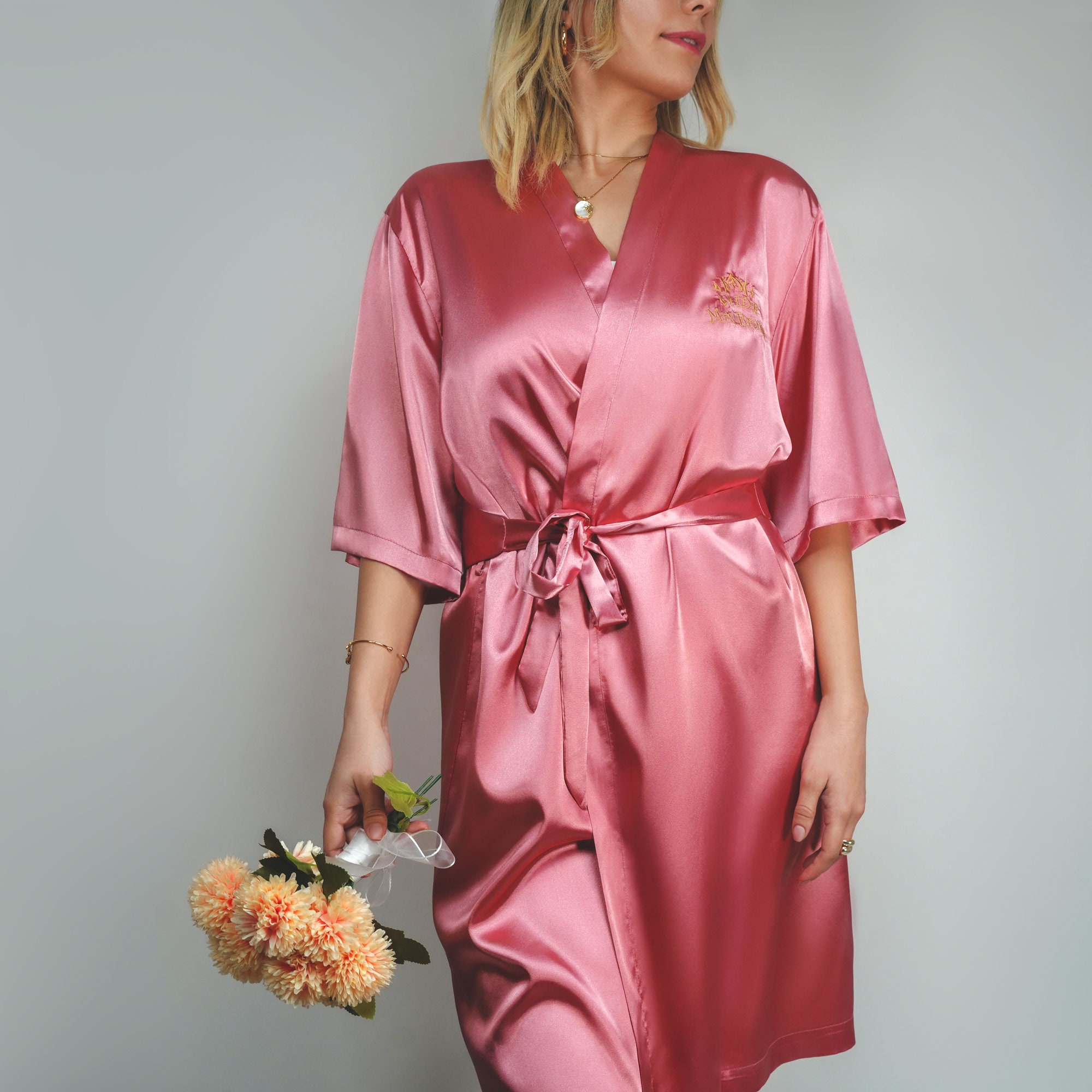 Personalized Bridal Robe, Bridal Party Gift, Bride to Be Gifts ...