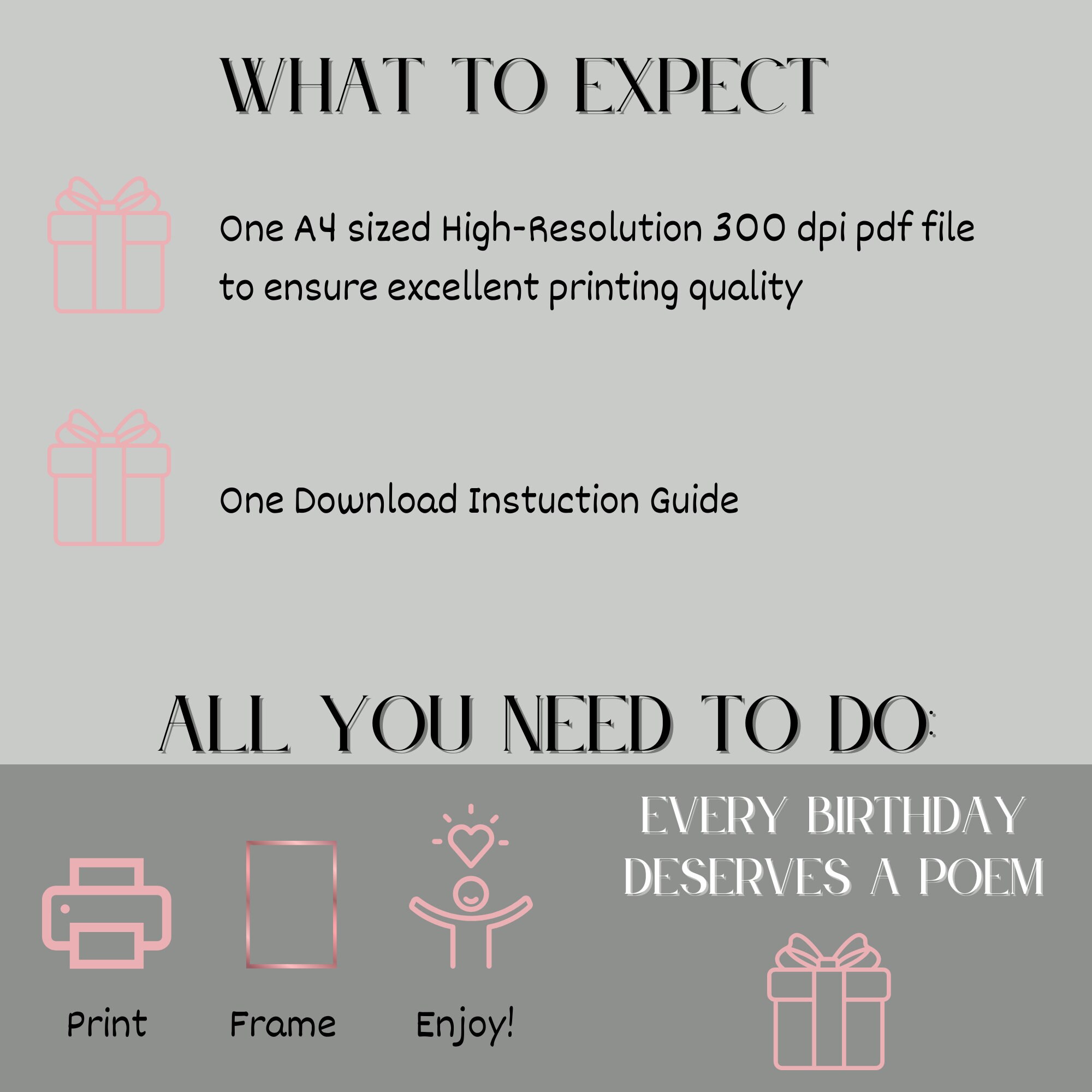 Imani Personalized Birthday Poem Unique Gift Printable Poem for ...