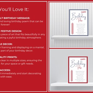 Loving Birthday Poem for Pops Perfect Gift to Show Pops How Much He is ...