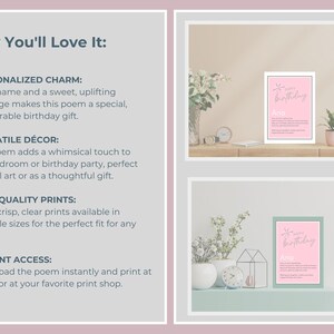 Aria Personalized Birthday Poem Print Happy Birthday Poems Birthday ...
