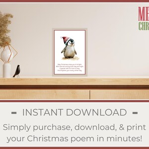 Christmas Poem Print may Christmas Wrap You Christmas Poetry Xmas ...