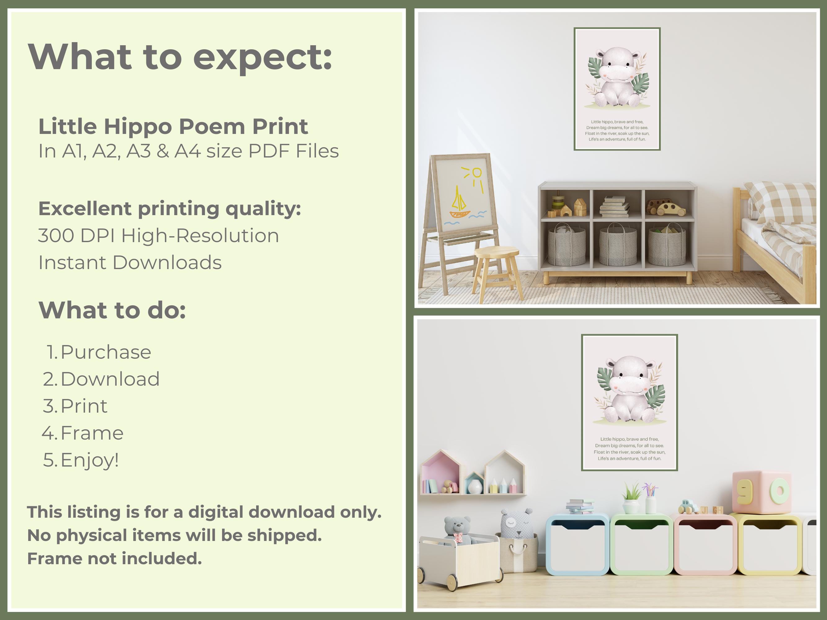 Children's Rhymes Poems for Kids Animal Poems little Hippo Dream Big ...