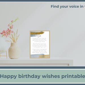 21st Birthday Poem Print Birthday Poems for Her Poem Print for Him Poem ...