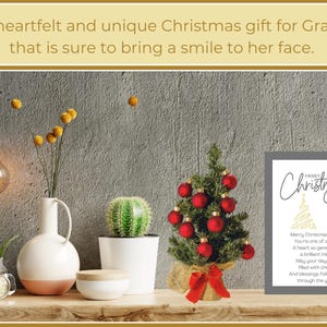 Christmas Poem Print for Gran Christmas Poems for Gran Merry Christmas ...