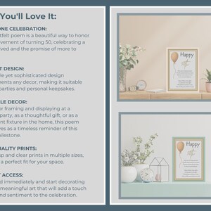 Happy 50th Birthday Poem Print Birthday Poems Printable Poem 50th ...