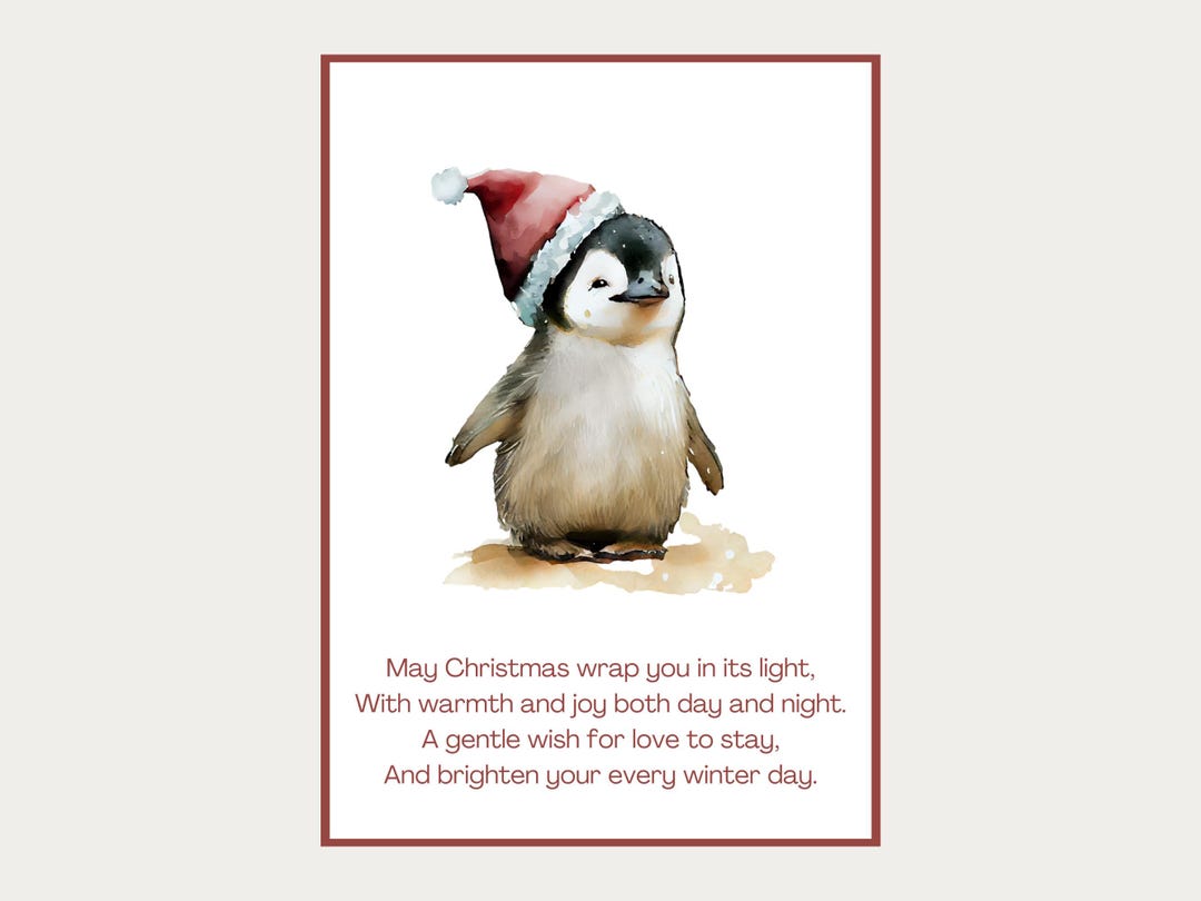 Christmas Poem Print may Christmas Wrap You Christmas Poetry Xmas ...
