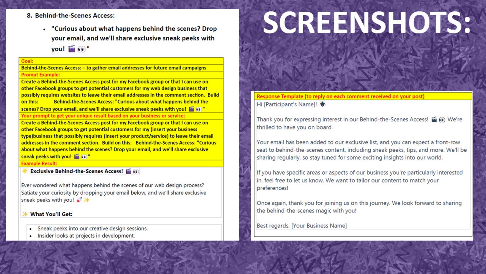Email Marketing: Prompts, Templates and Guidelines - Etsy