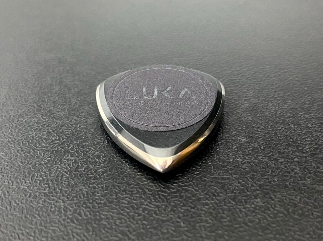 Titanium Raven Handcrafted Titanium/peek Plectrum Handmade Guitar Pick ...