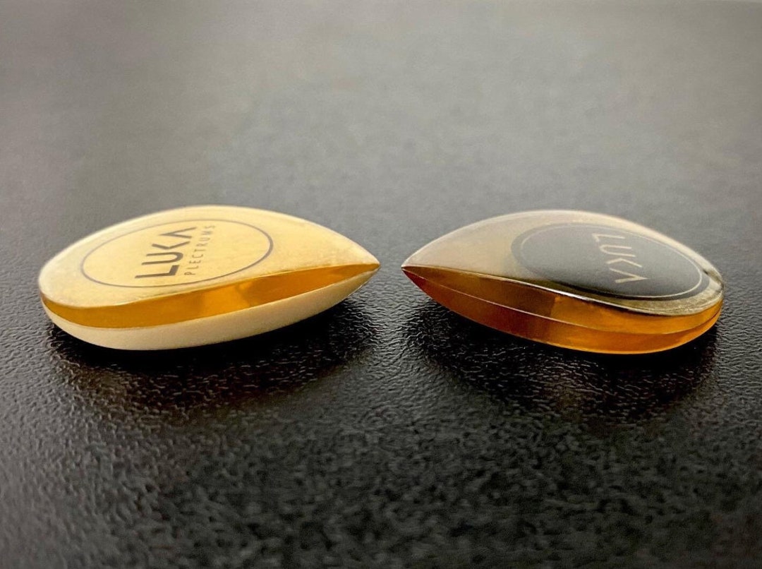 Double Jazz Handcrafted 6mm Thick Guitar Plectrum Guitar Pick Jazz ...