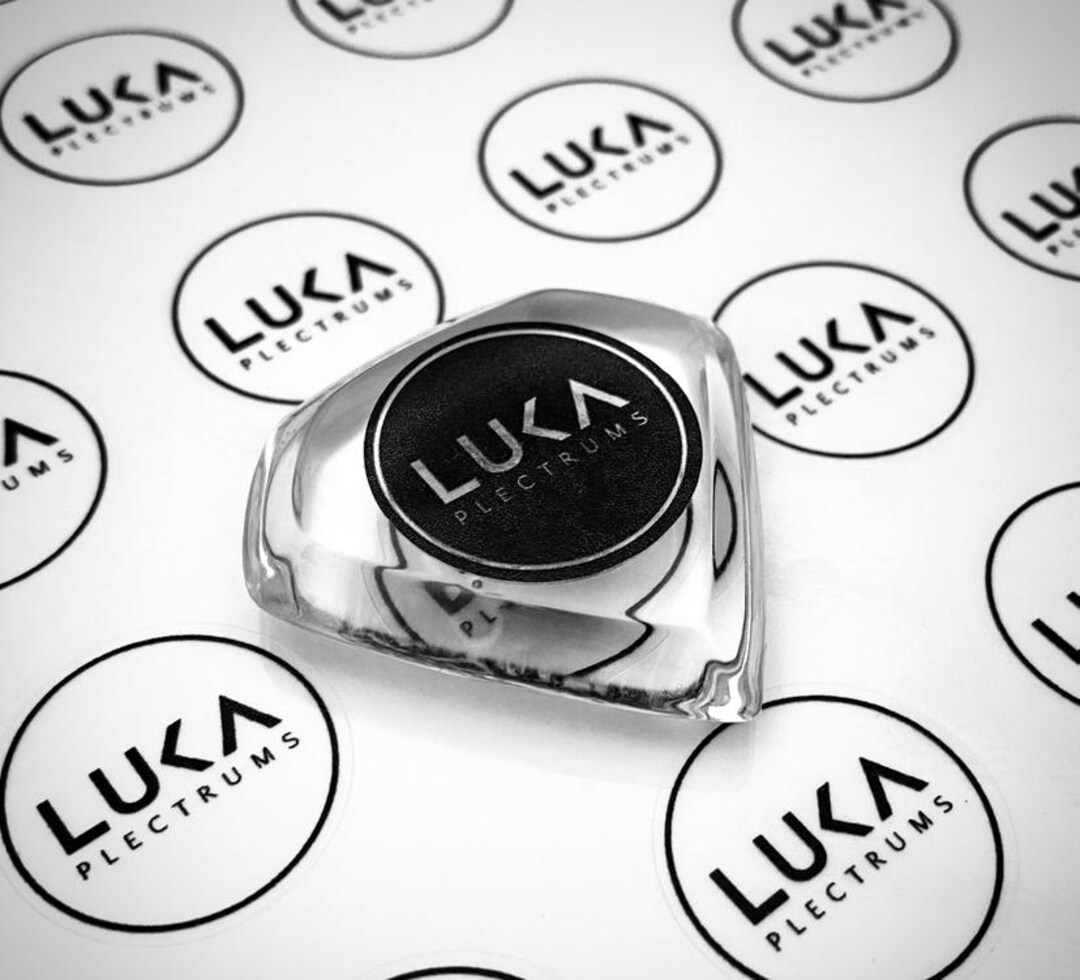 Diamond PC Handcrafted Transparent Polycarbonate Guitar Plectrum in ...