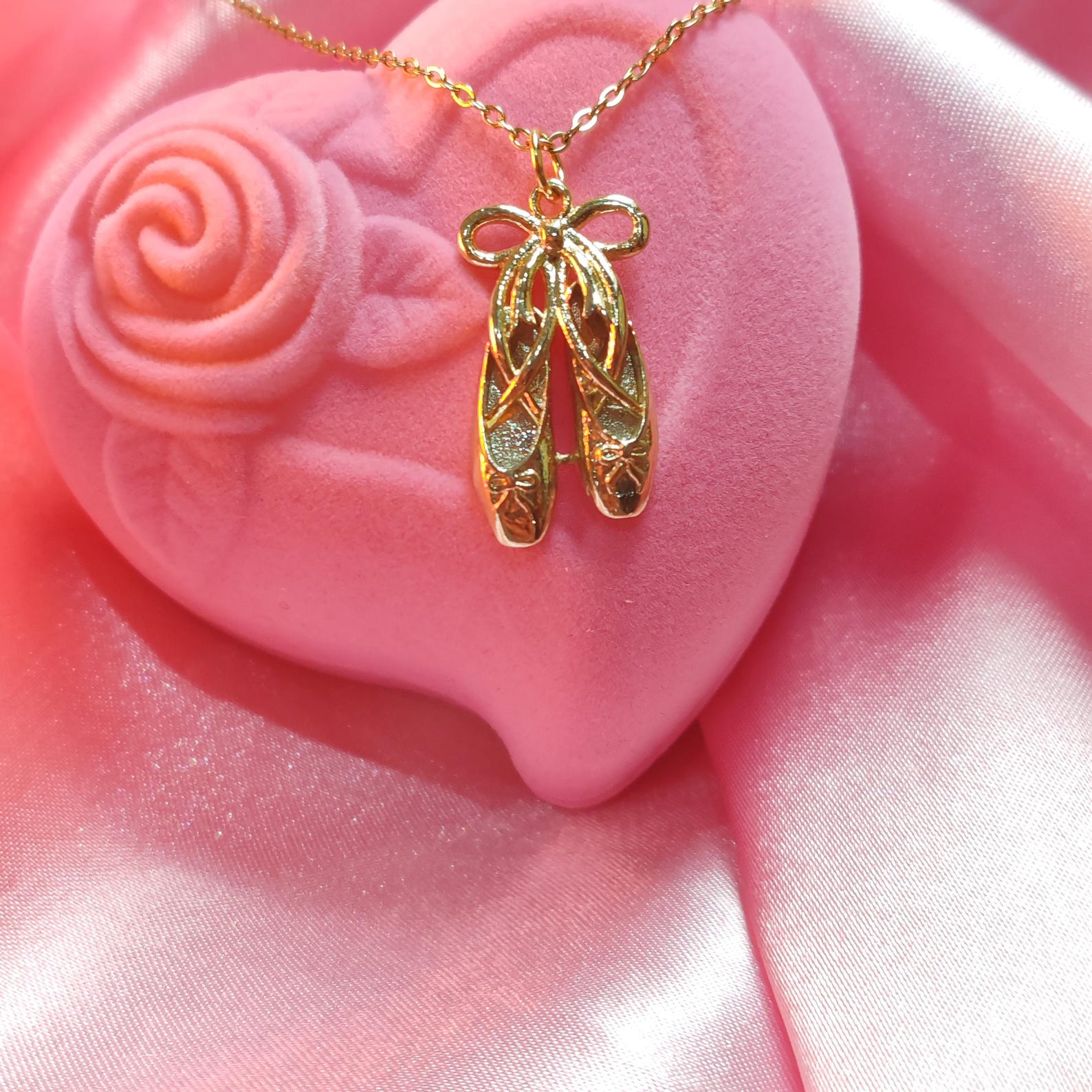 12 Dancing Princesses Ballet Shoes Birthstone Necklace, Ballerina ...