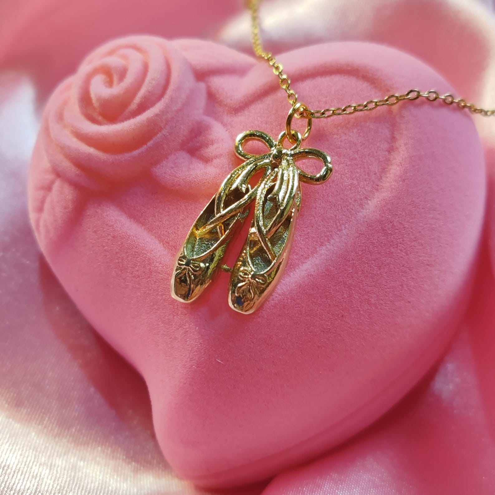 12 Dancing Princesses Ballet Shoes Birthstone Necklace, Ballerina ...