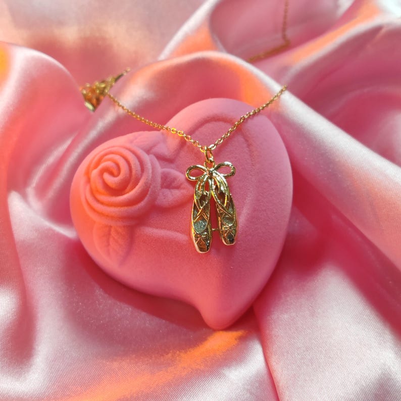 12 Dancing Princesses Ballet Shoes Birthstone Necklace, Ballerina ...