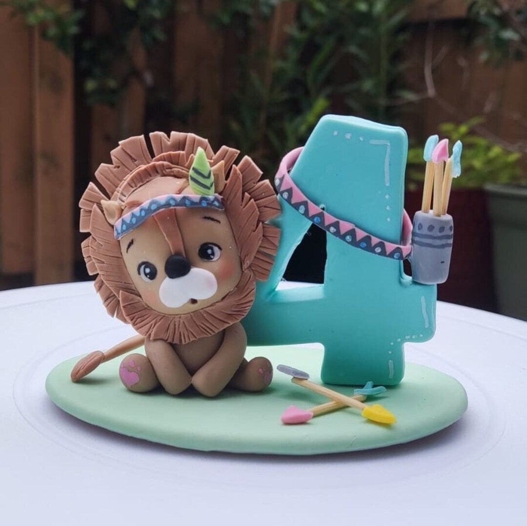 Cake Topper, Personalized Cake Topper, Birthday Cake Topper, Safari ...