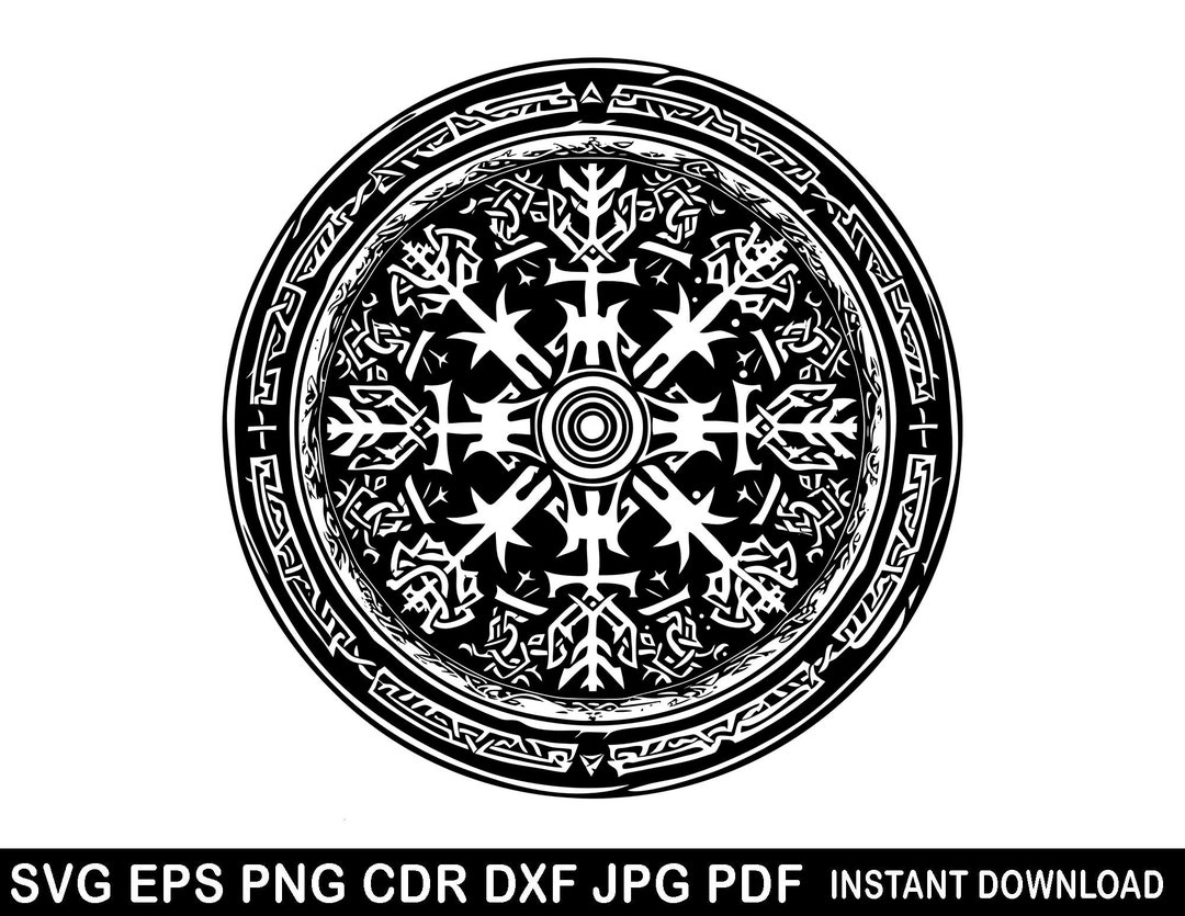 Viking Compass Svg, Celtic Compass Svg, Celtic Knot Svg, Celtic Tree of ...