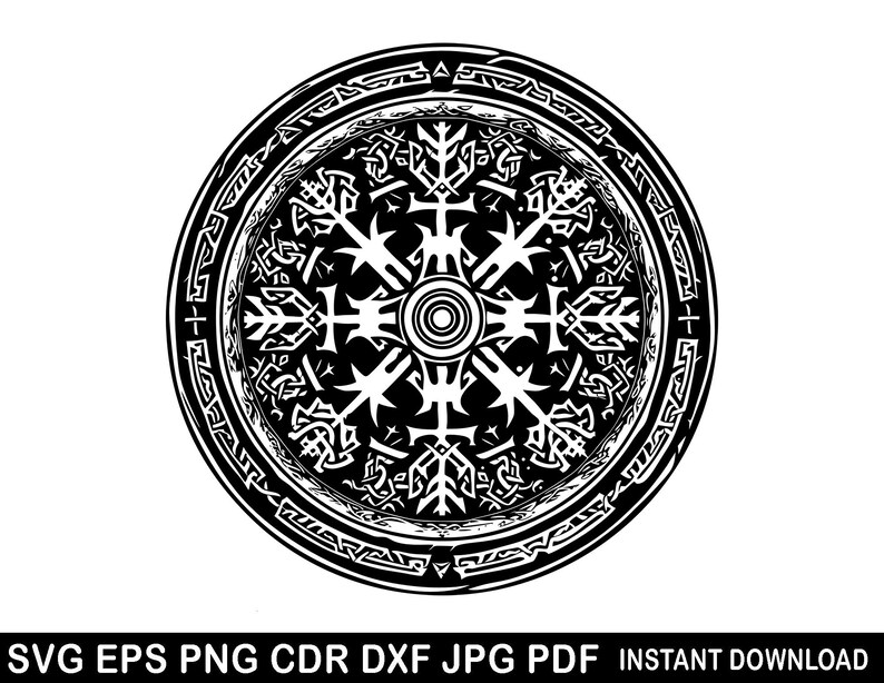Viking Compass Svg, Celtic Compass Svg, Celtic Knot Svg, Celtic Tree of ...