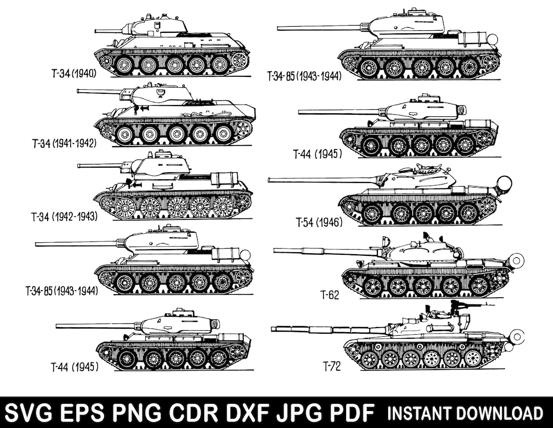 Tank Svg Bundle, Military Tank Cricut, Army Tank Logo, Tank Decor, Tank ...