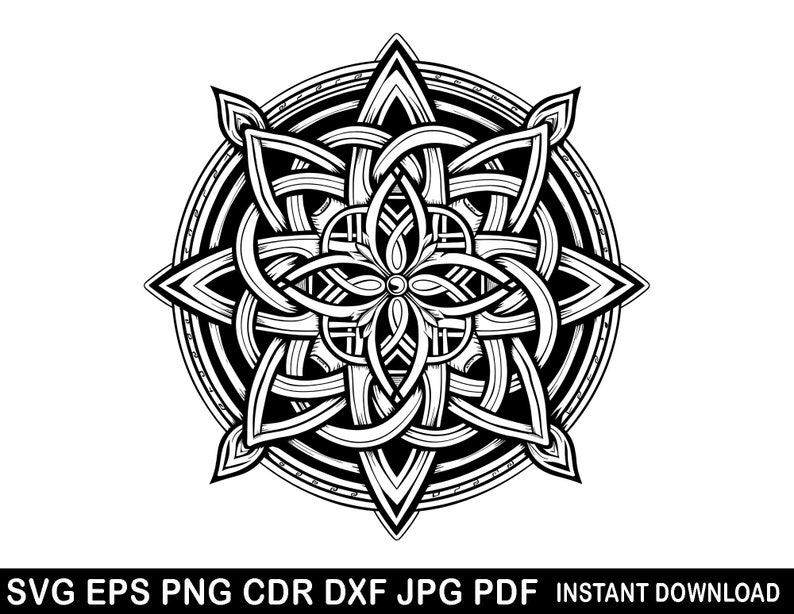 Celtic and Viking Logo, Valhalla Clip Art, Viking Silhouette, Celtic ...