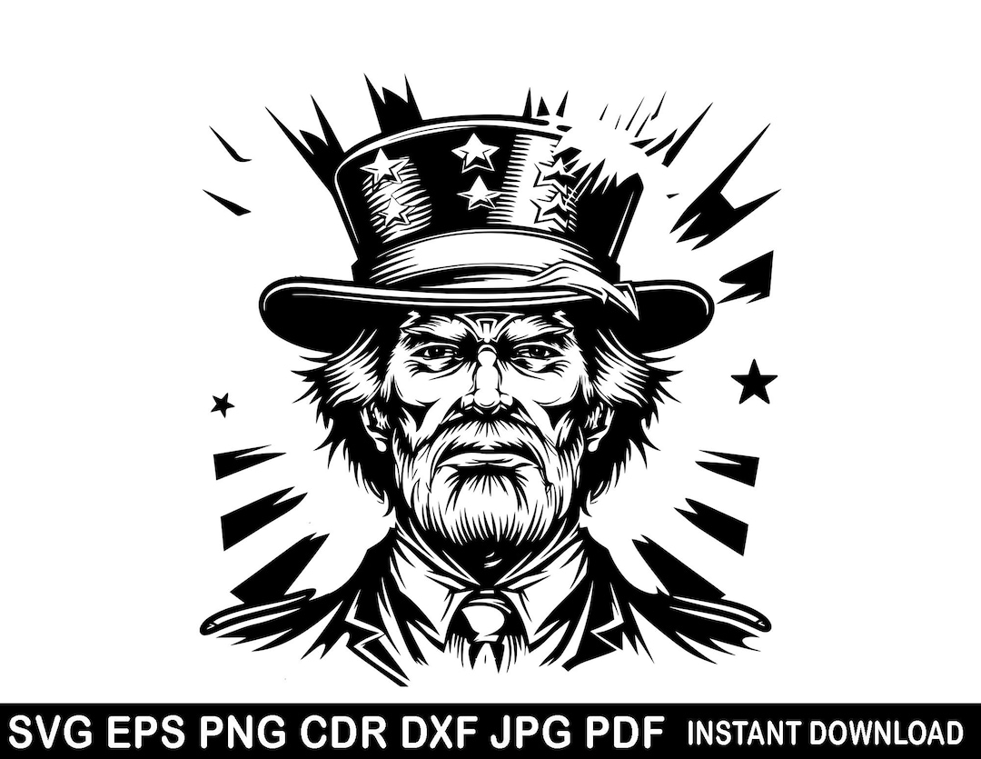 Uncle Sam Svg, Uncle Sam Logo, Declaration Independence Shirt, God ...