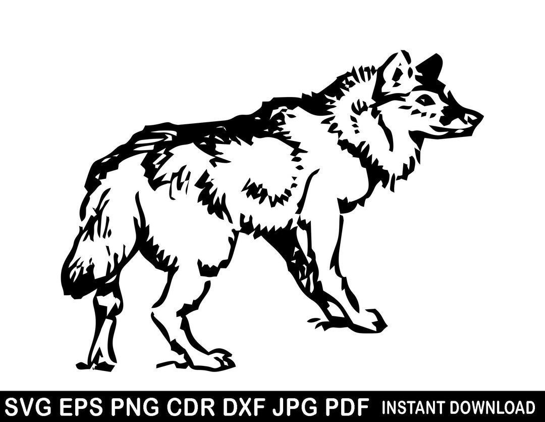 Wolf SVG Cut Files for Cricut, Wolf Silhouette VECTOR, Wolves Clipart ...