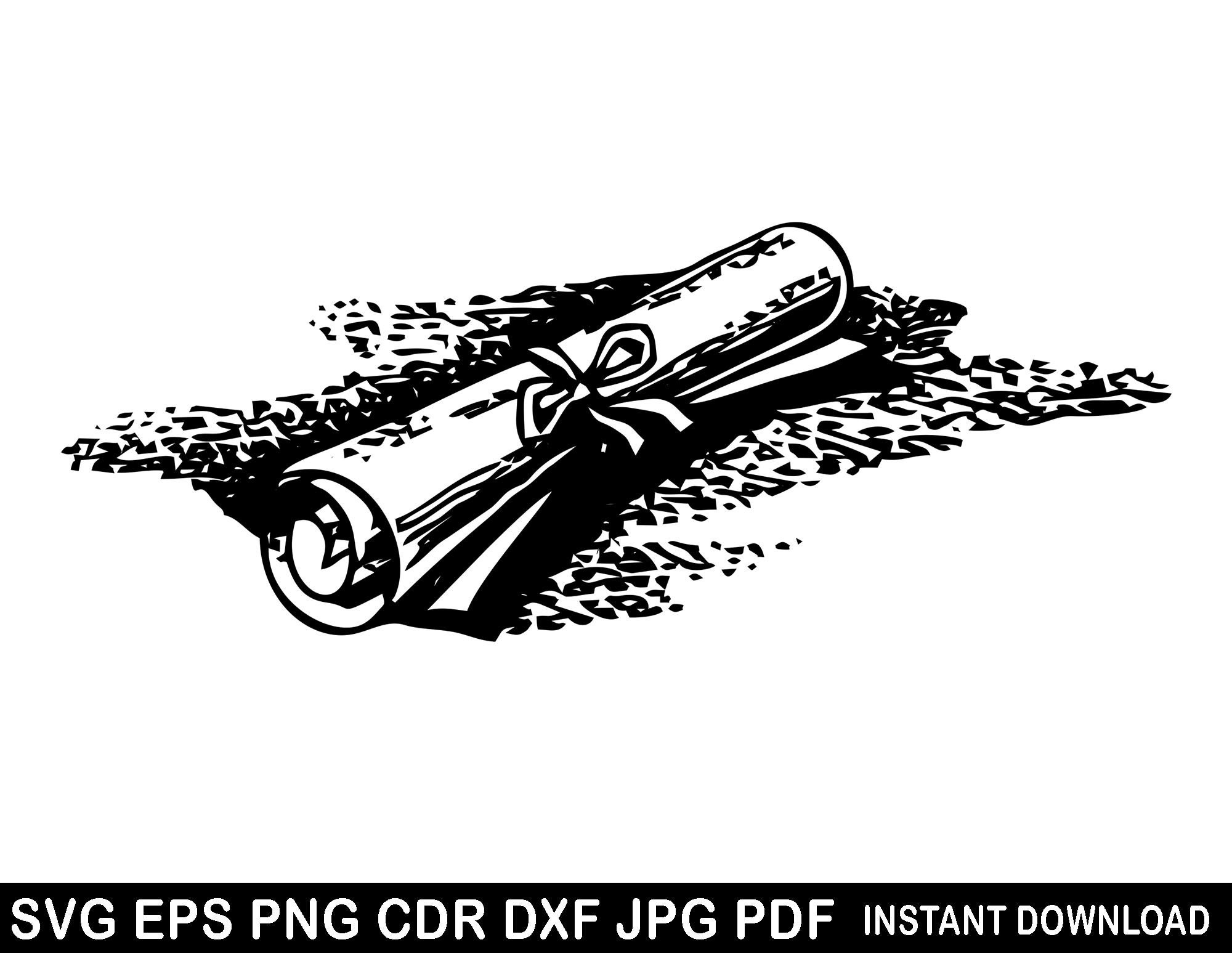 Paper Svg Eps Png Dxf Cdr Jpg Pdf, Banner Clipart, Parchments Cricut ...