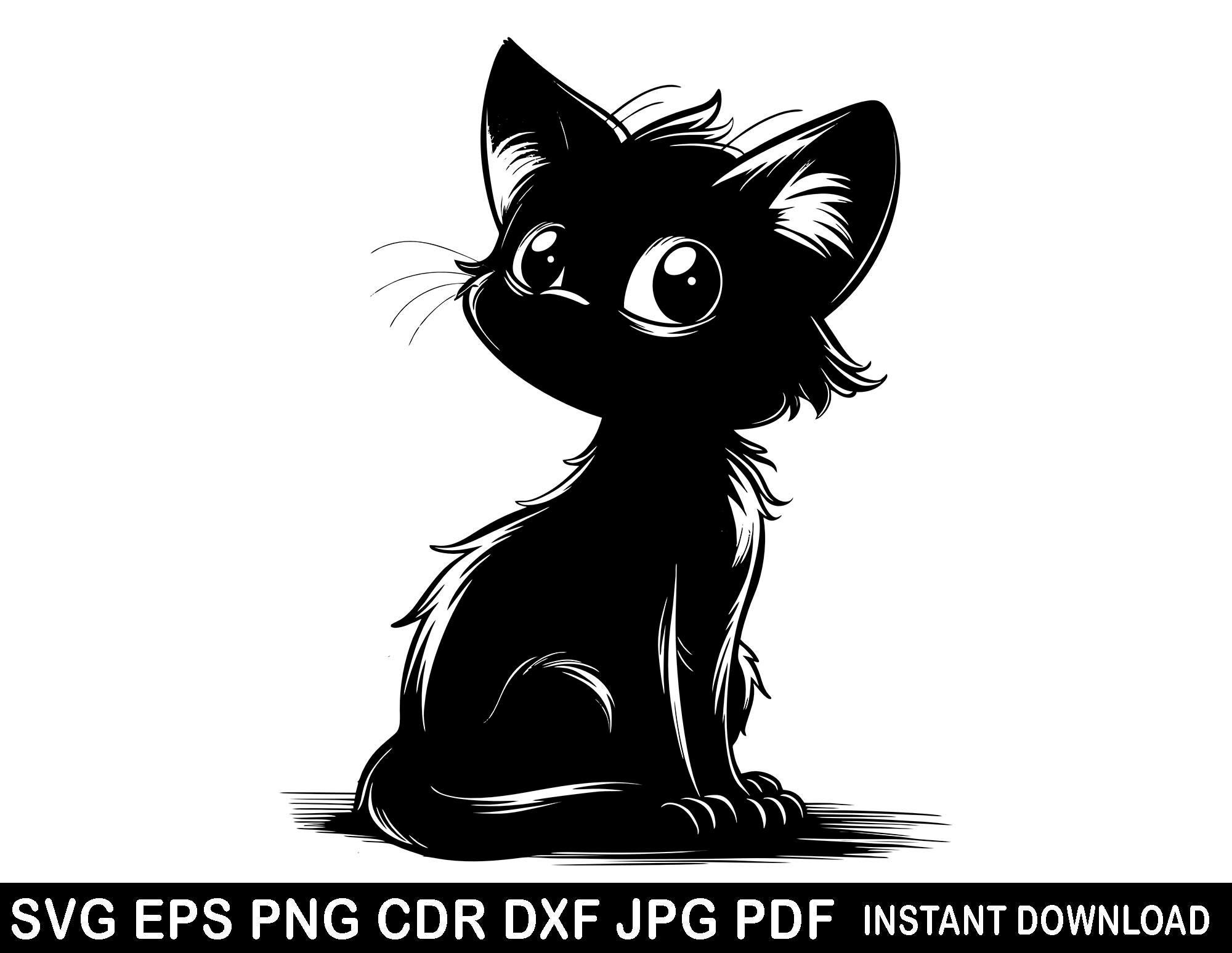 Peeking Cat Svg | Cat Face Svg Eps Png Dxf | Cute Cat Print | Funny ...