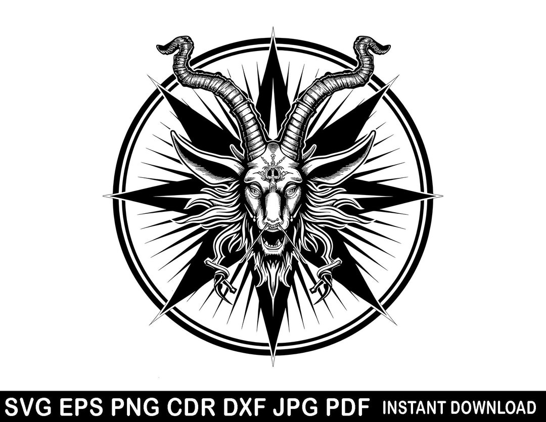 Devil Svg, Demon Png, Devil Silhouette, Dark Symbol Cut File for Cricut ...
