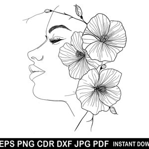 Flower Bride Svg, Bride Eps, Marriage Png, Bride Cut File, Bride ...