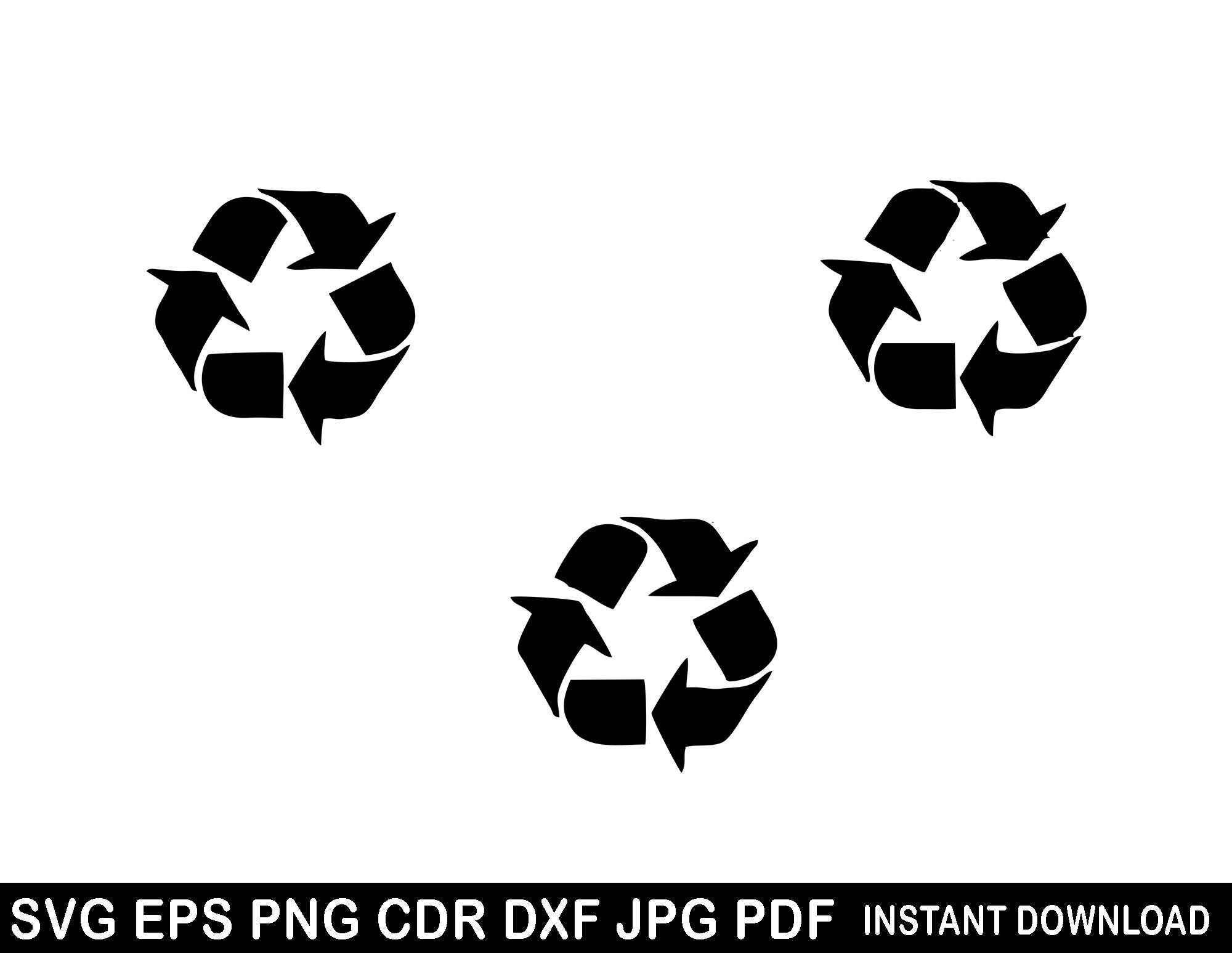 Recycling Symbol Vector File | Recycle Logo Cutting Svg | Recyclable ...