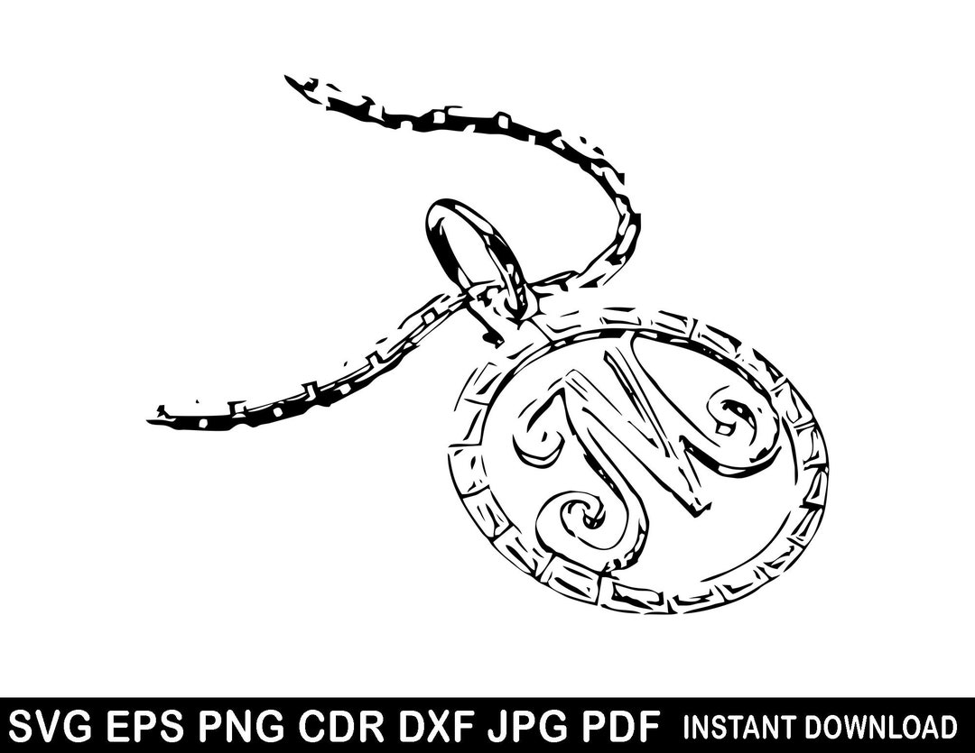 Medallion Uppercase M Letter Split Svg, Alphabet Split Name Frame ...