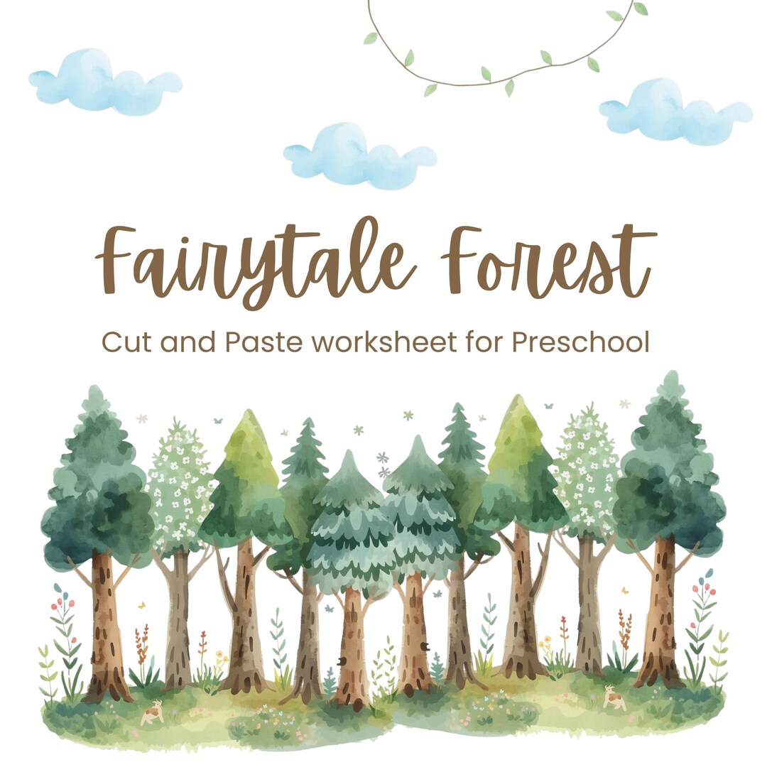 Fairytale Cut and Paste Activities for Preschool | Fine Motor ...