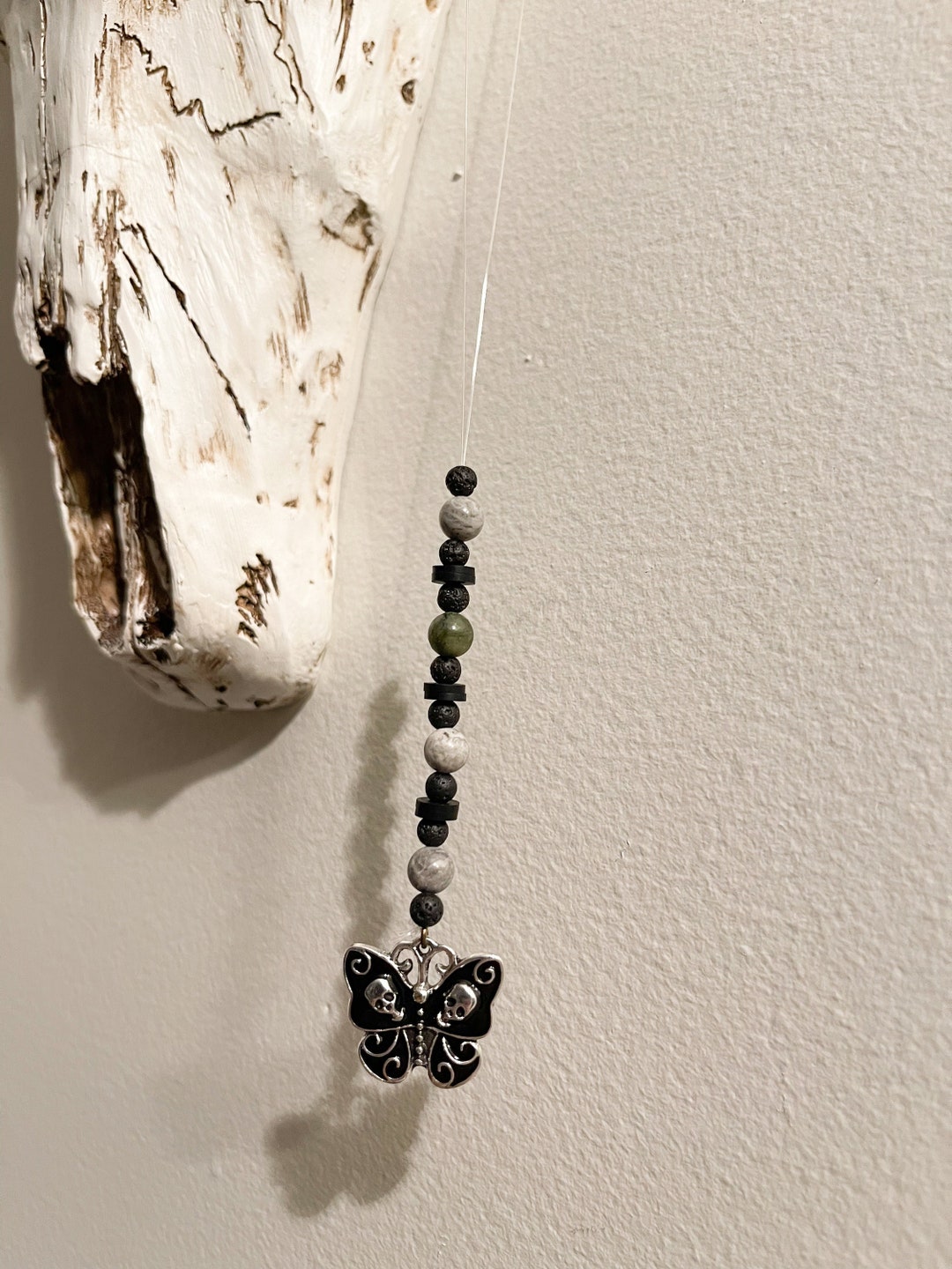 DEATH MOTH // Hair Extension Bead Loop Tool // Gothic // Dark - Etsy