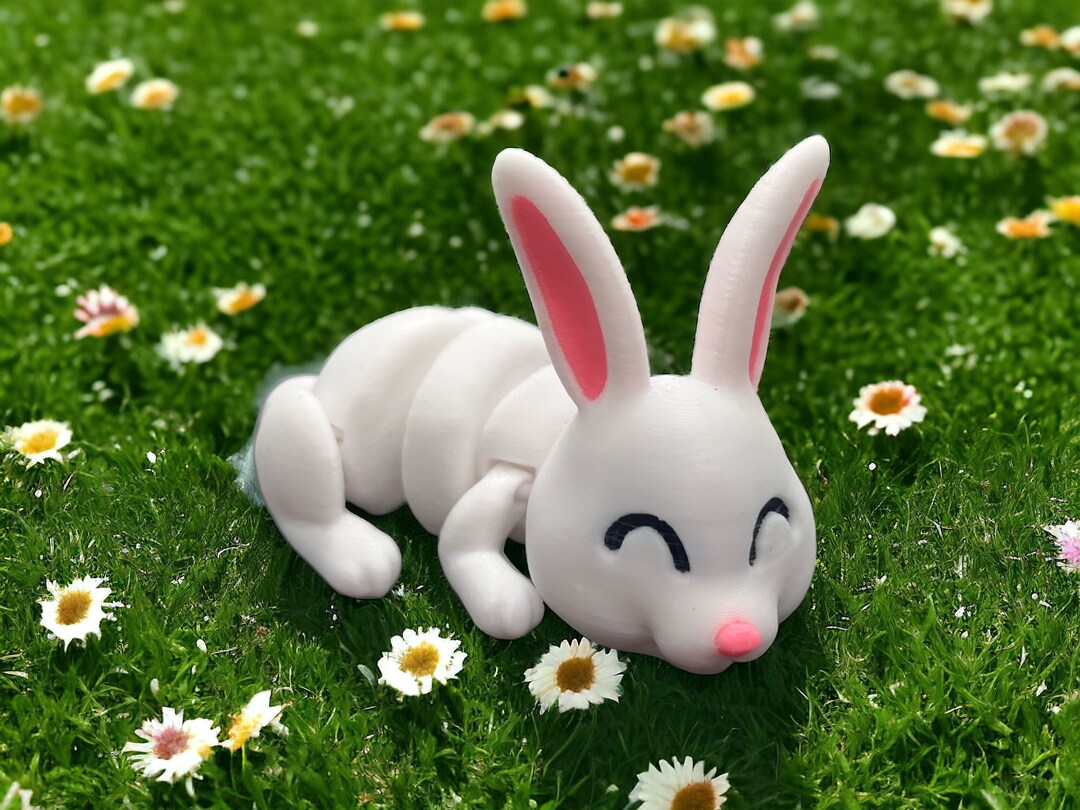 Articulated Bunny Rabbit Fidget Toy - ADHD Toy, Sensory Toy, Desk Toy ...