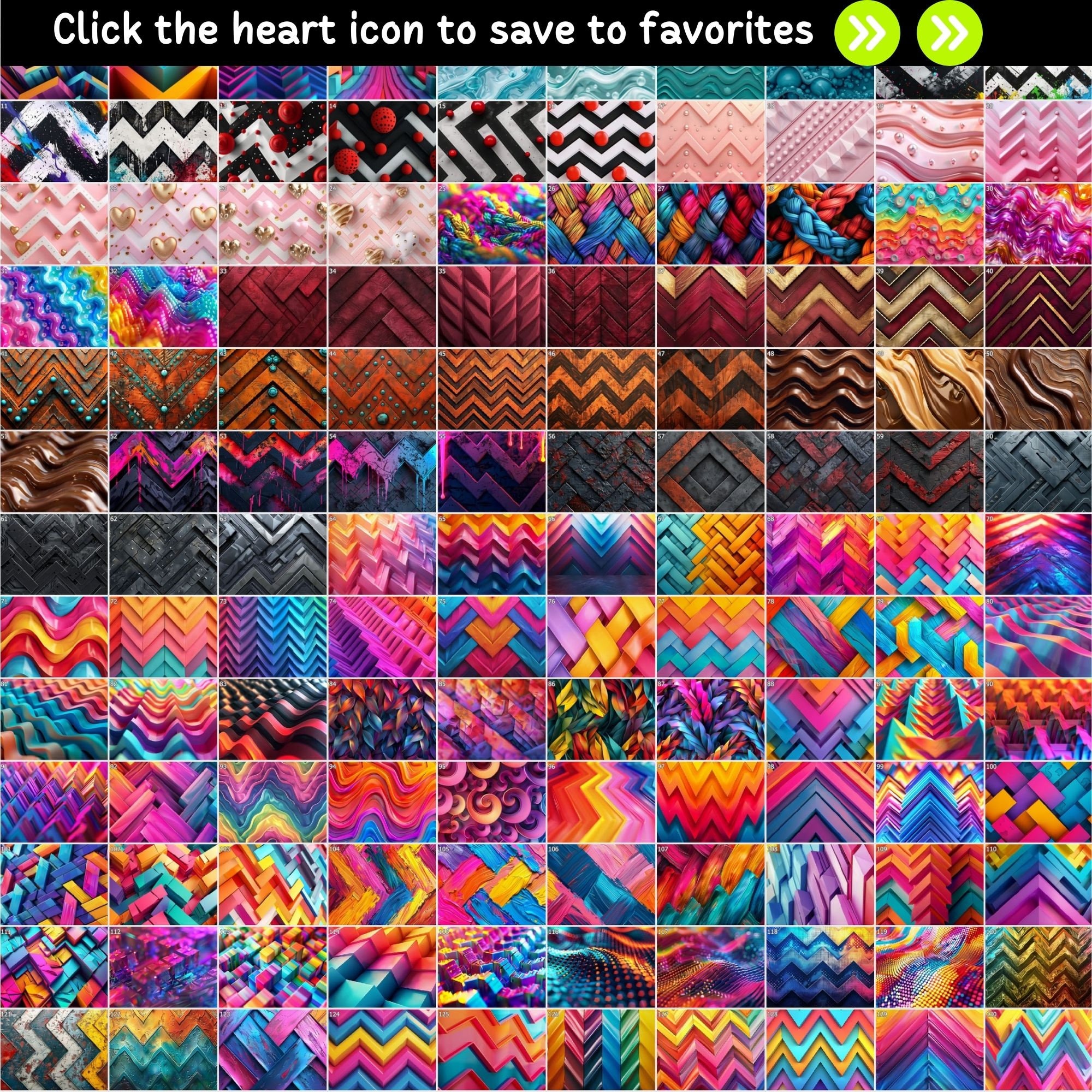 500+ Chevron 3D Mug Wrap PNG Bundle - Commercial Use - Etsy