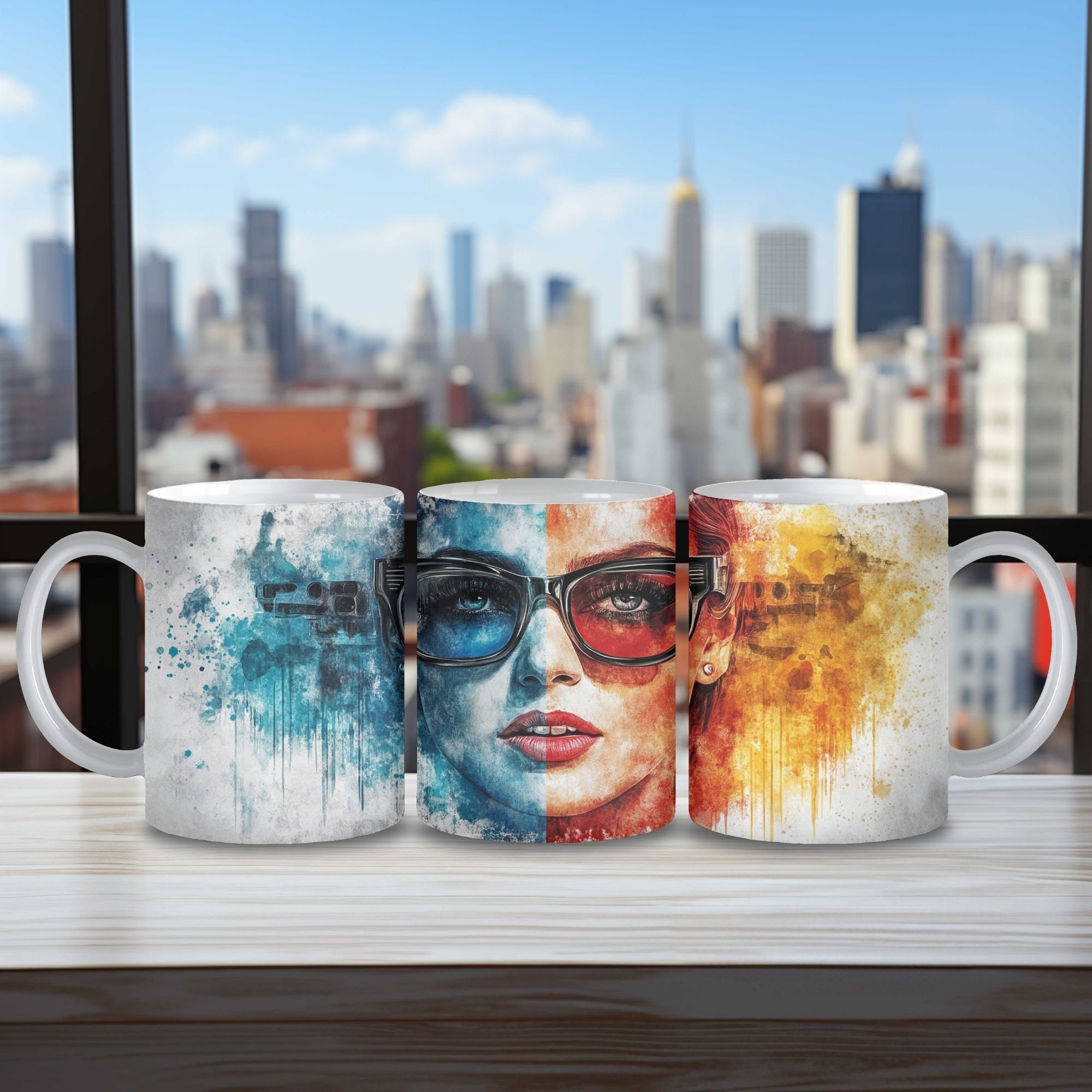 900 Retro Mug, Old School Coffee Cup, Vintage Mug Wrap, Classic Mug ...