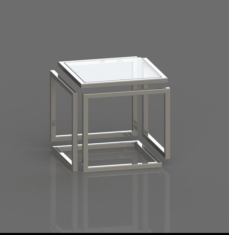 Infinity Cube Coffee Table Wood and Weldment DIY Files 2 in 1 - Etsy