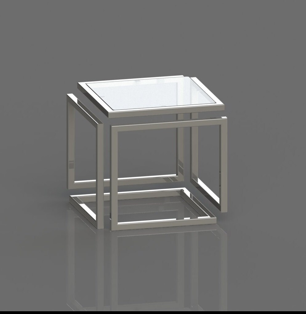 Infinity Cube Coffee Table Wood and Weldment DIY Files 2 in 1 - Etsy
