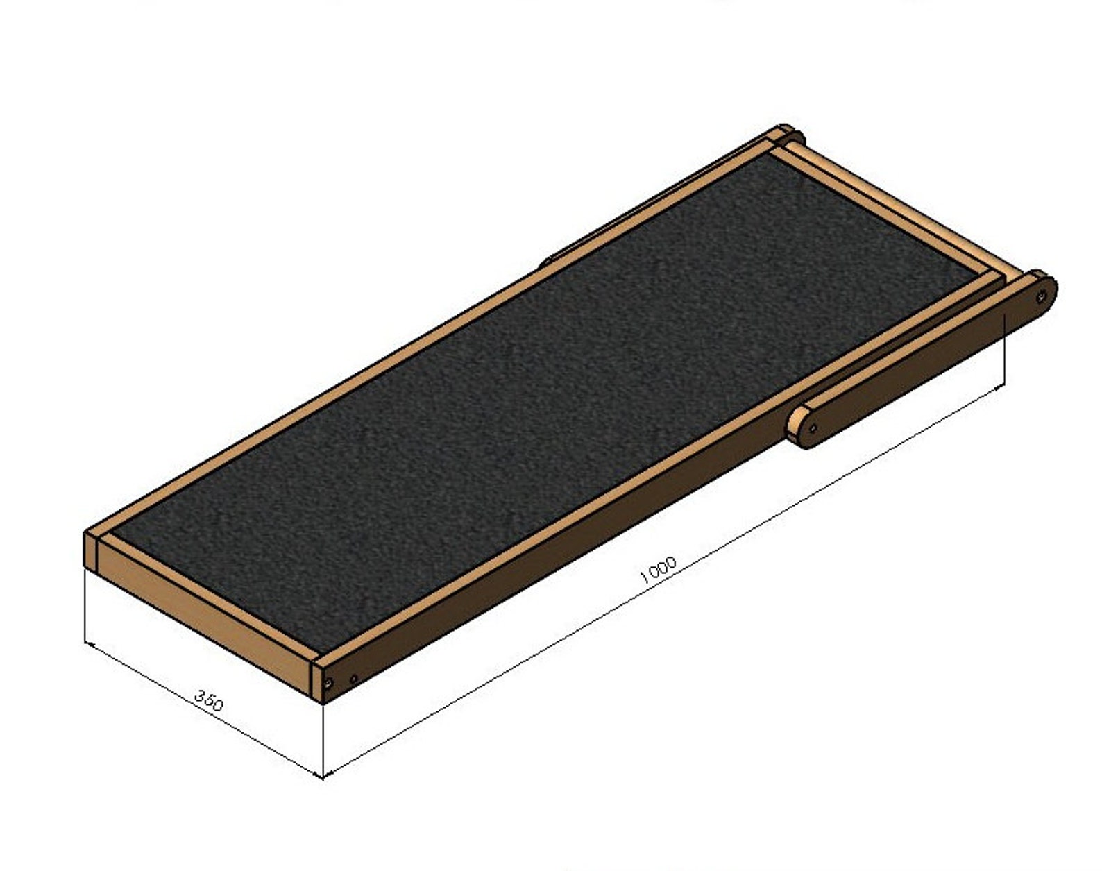 Wooden Dog Ramp - Foldable / Adjustable - Light - Pet Platform 100 Cm ...