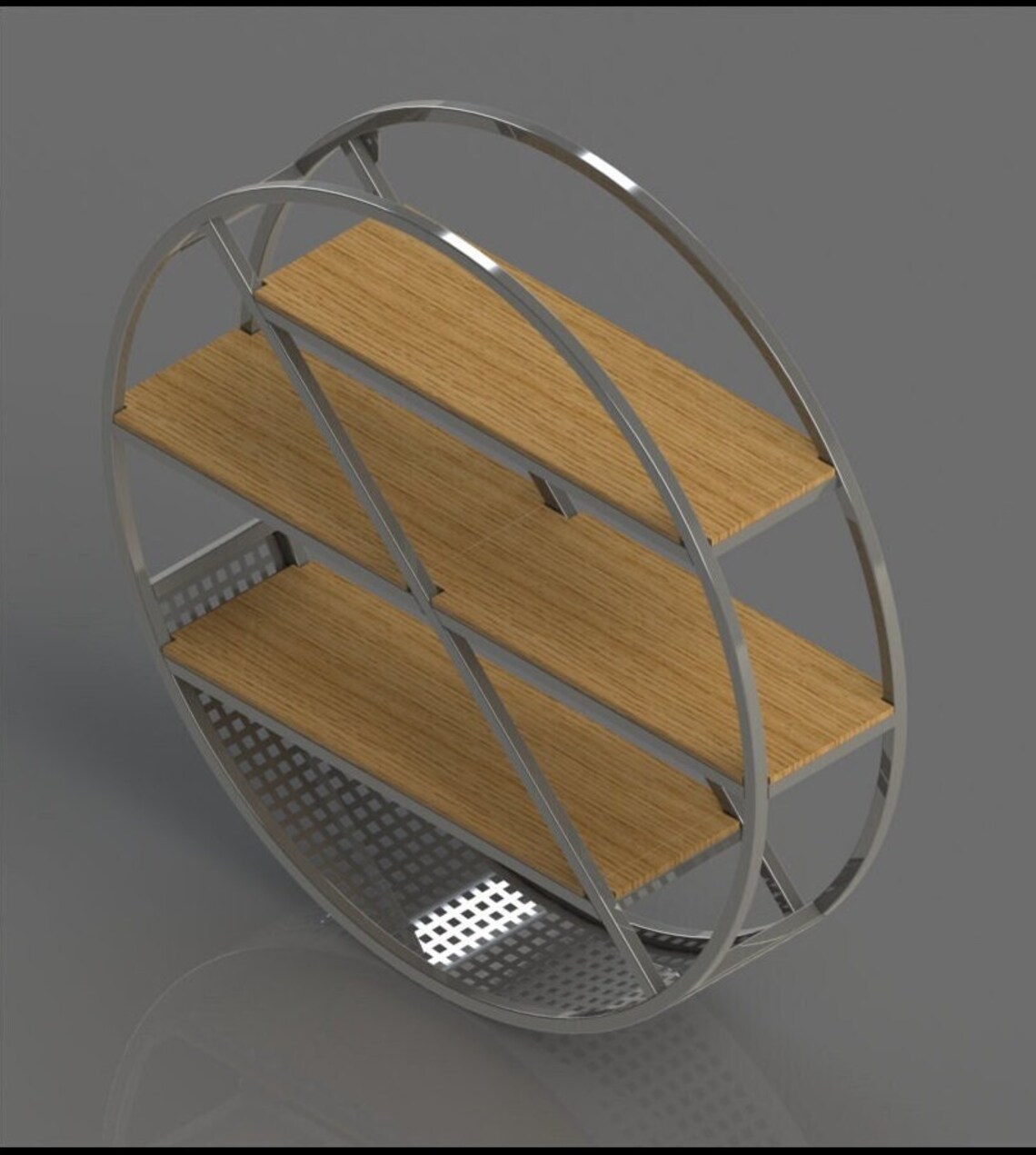 Round Wall Shelf / Decorative Shelf / Bookshelf DIY Files - Etsy
