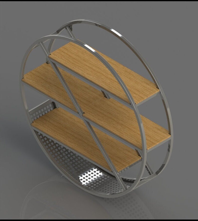 Round Wall Shelf / Decorative Shelf / Bookshelf DIY Files - Etsy