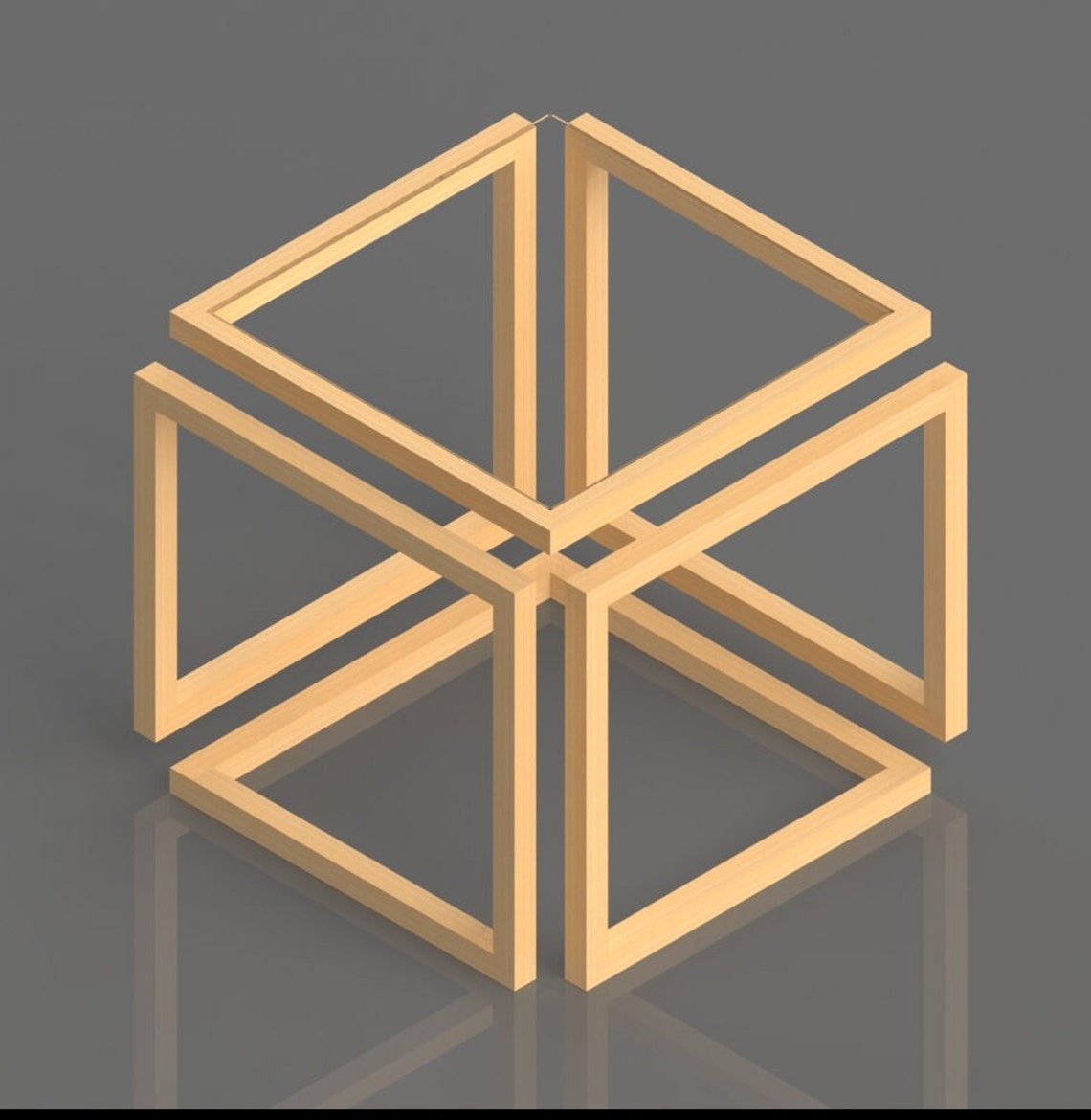 Infinity Cube Coffee Table Wood and Weldment DIY Files 2 in 1 - Etsy