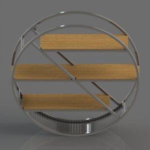 Round Wall Shelf / Decorative Shelf / Bookshelf DIY Files - Etsy