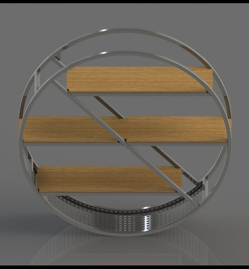 Round Wall Shelf / Decorative Shelf / Bookshelf DIY Files - Etsy