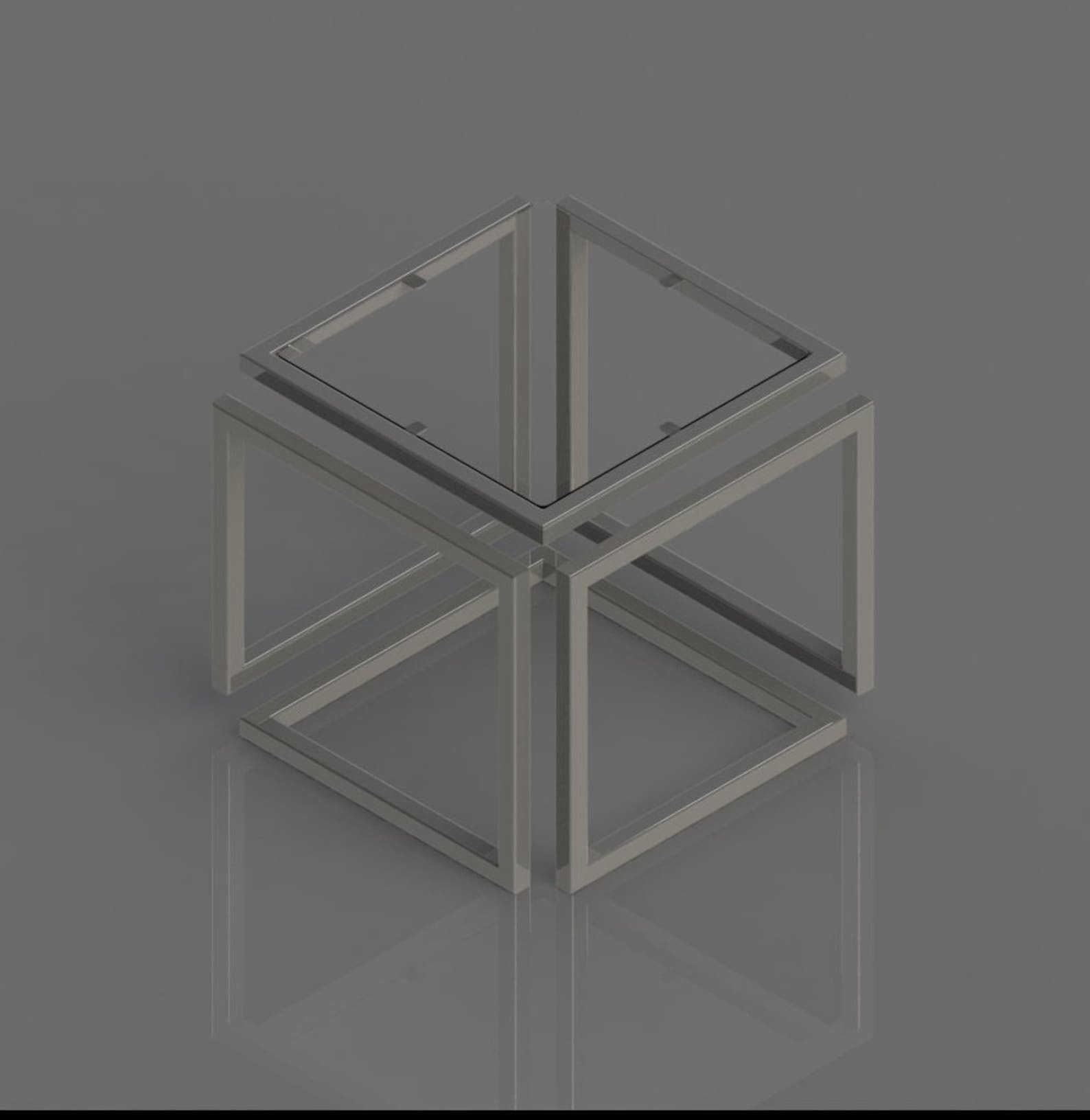 Infinity Cube Coffee Table Wood and Weldment DIY Files 2 in 1 - Etsy