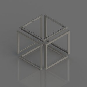 Infinity Cube Coffee Table Wood and Weldment DIY Files 2 in 1 - Etsy