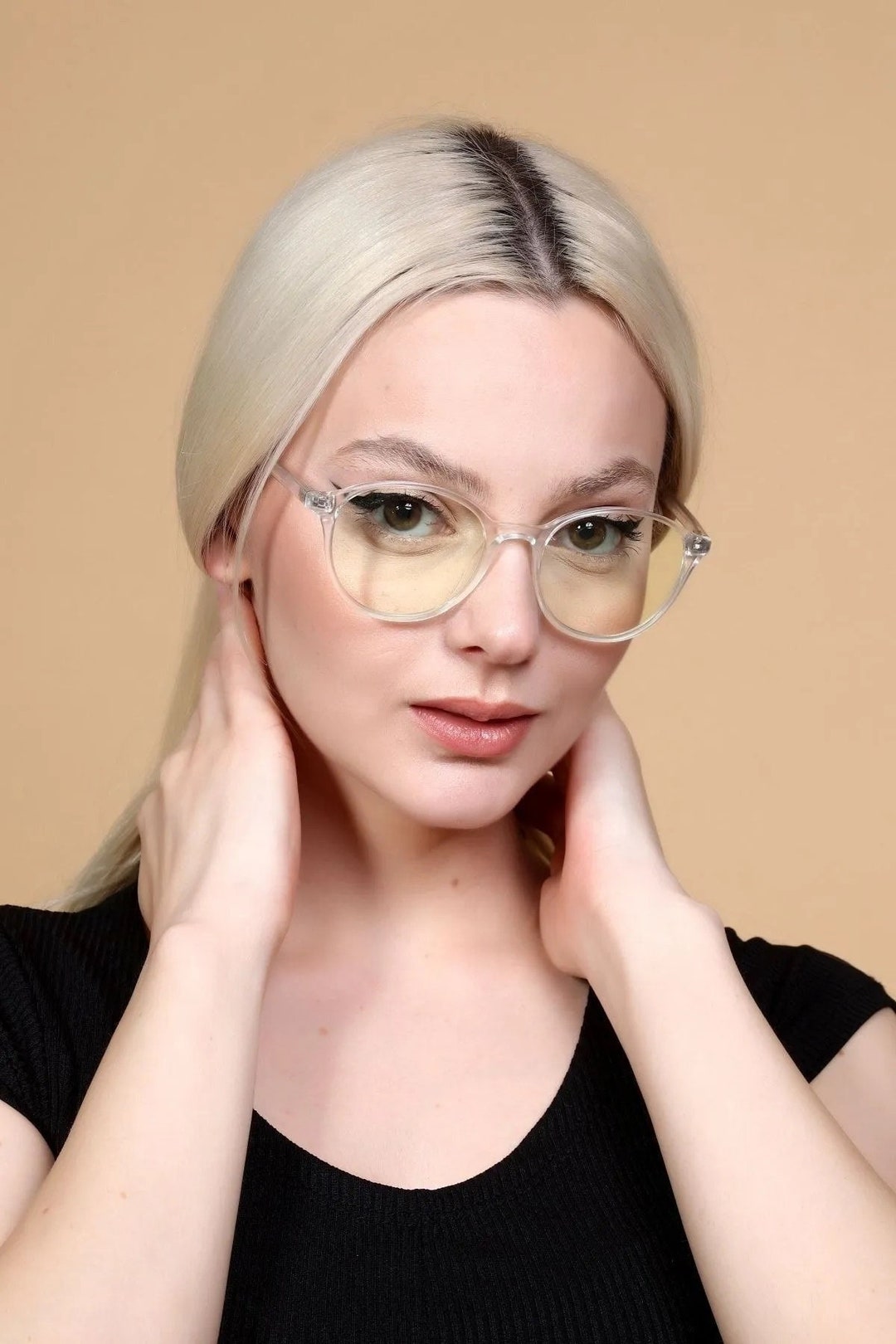 Teta Karina Crystal Clear Unisex Blue Light Blocking Screen Glasses ...