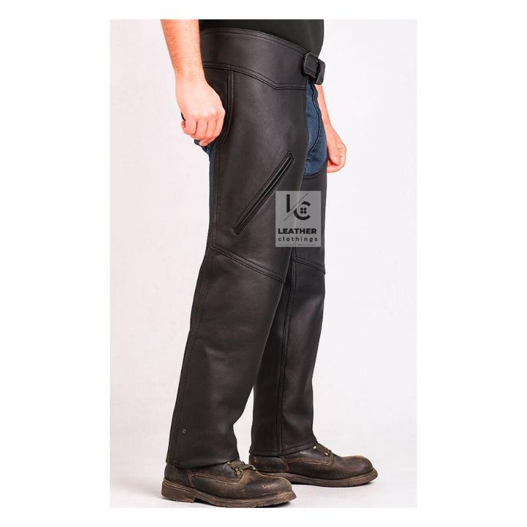 Best Leather Biker Chaps for Men’s | MLC14 | Handmade - Etsy