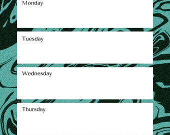 Weekly Planner Goodnotes Template, Undated, Digital Planner Pdf, Cute ...