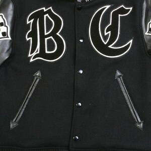 Letterman Regular Fit Black Body Black Raglan Sleeve Crank Buster ...