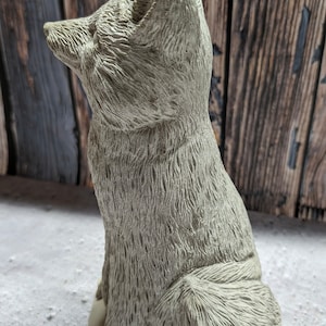 Handcrafted Concrete Garden Fox Statue - Etsy